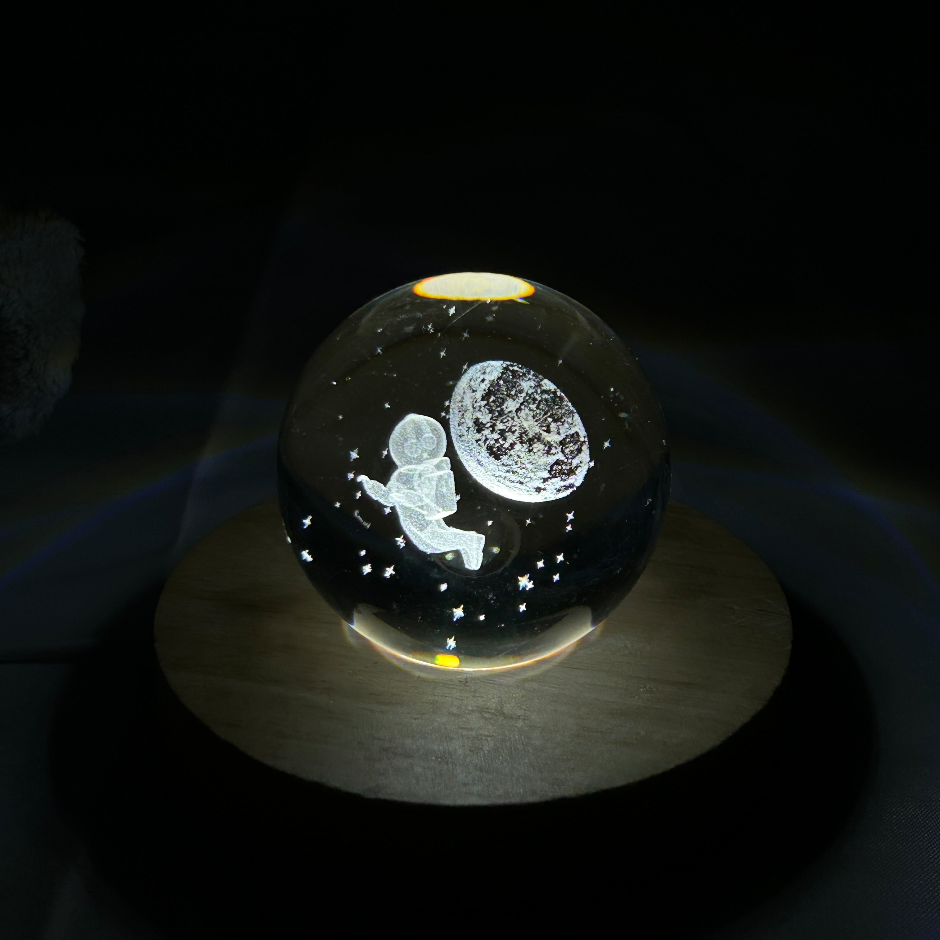 3D Laser Crystal Ball – Midnight Moonlight and Magick
